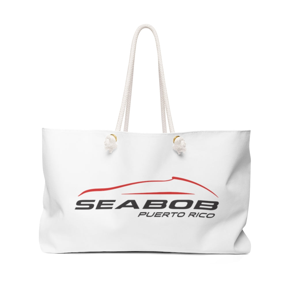 White Weekender Bag – Seabob Puerto Rico